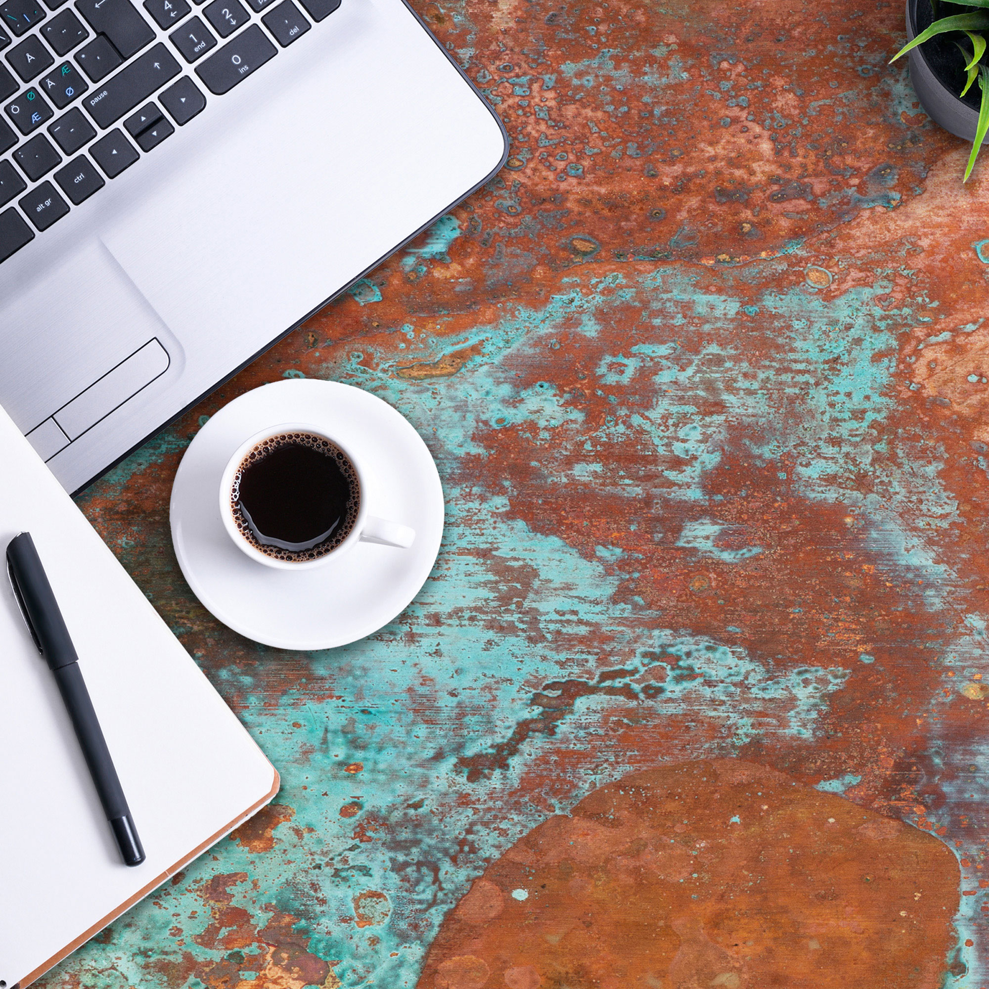 Copper Rusty Metal Self Adhesive Vinyl Wrap - DecorWrap