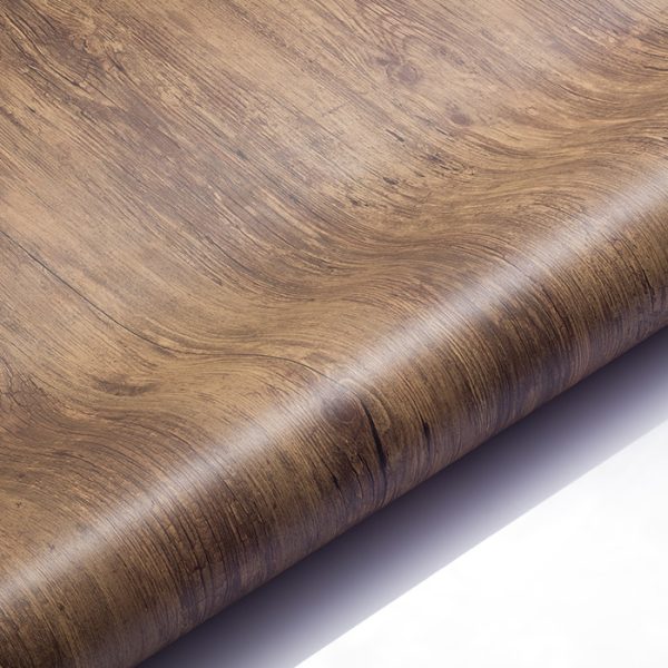 Mid Brown Rustic Wood Architectural Vinyl Wrap | DecorWrap